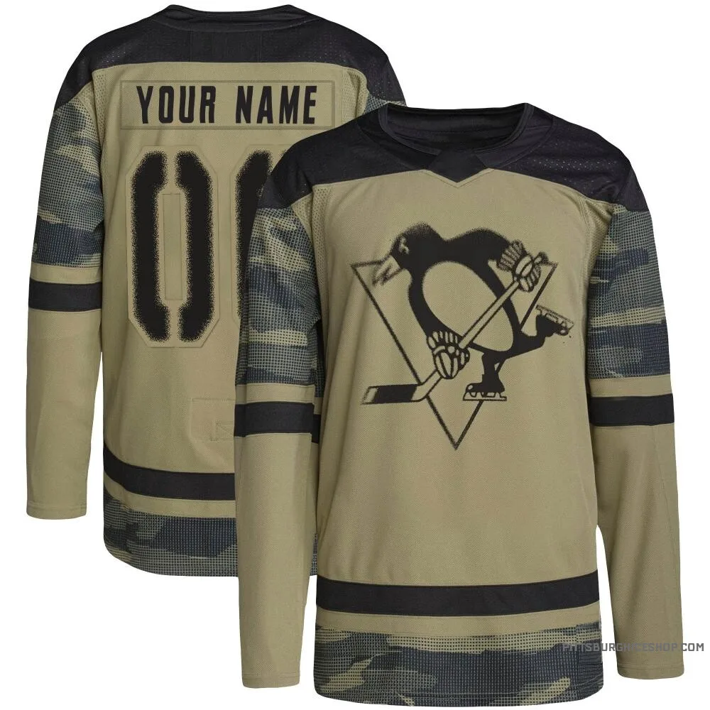 Authentic Custom Camo Pittsburgh Penguins Military Appreciation ...